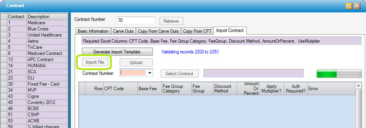Contracts - Import Contracts