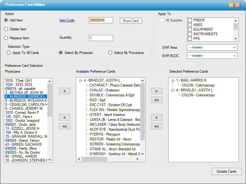 Preference Card Utilities