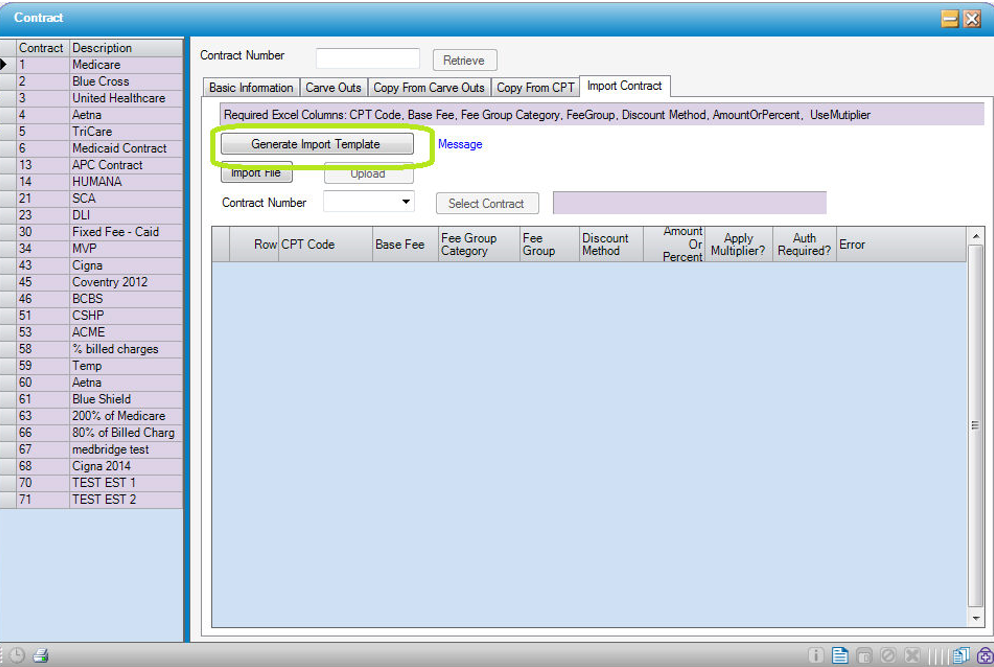 Contracts - Import Contracts
